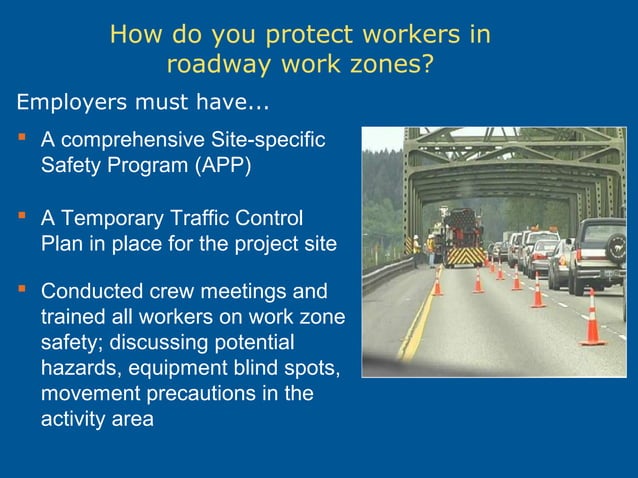 Road Construction Work Zone Safety | PPT