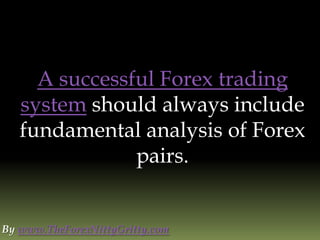 Fundamental Analysis of Forex Pairs | PPTX