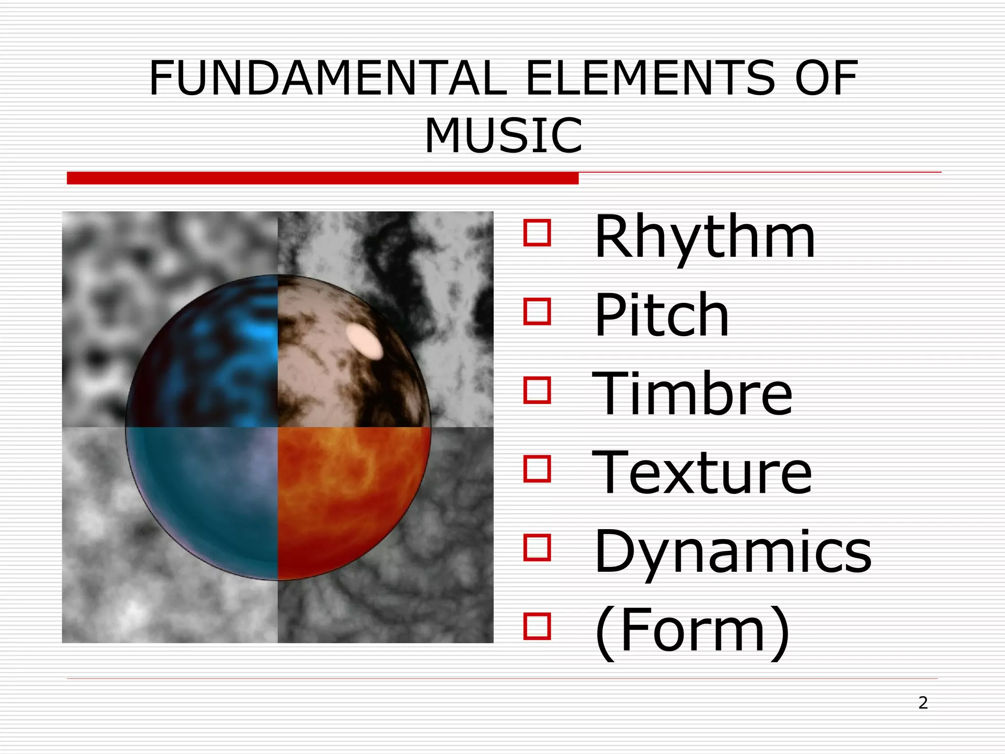Fundamental Elements Of Music | PPT