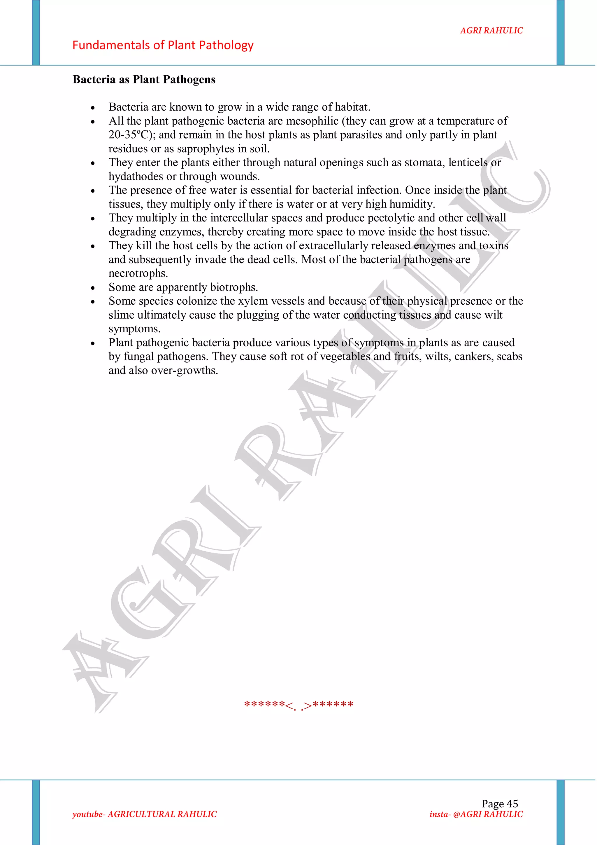 Fundamental of-plant-pathology | PDF