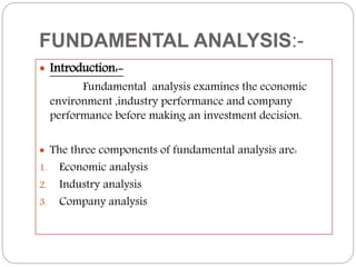 Fundamental analysis | PPT