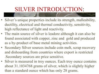 Fundamental analysis of silver | PPTX