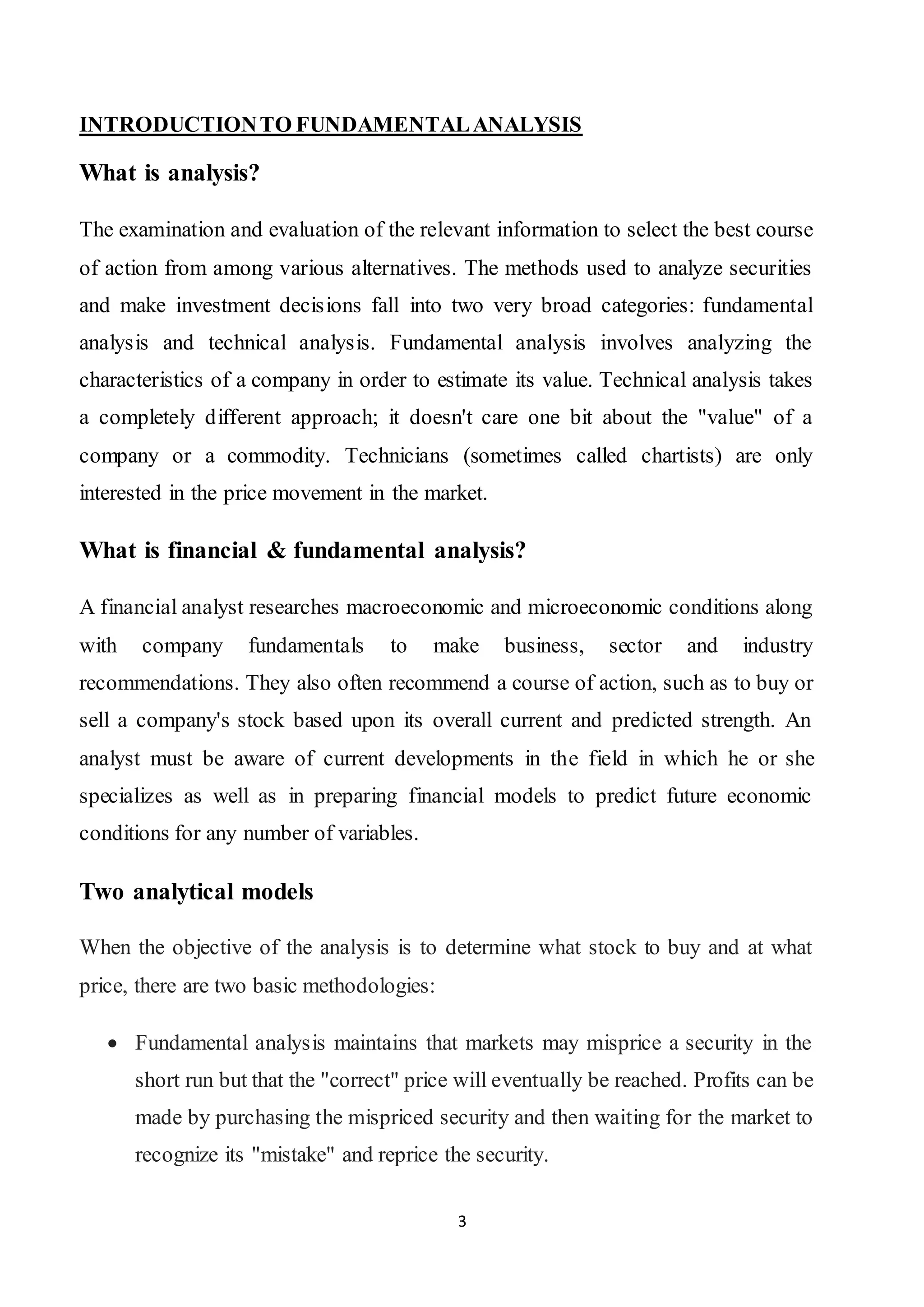 Fundamental analysis of tata motors | DOCX