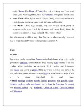Fundamental analysis of wheat | PDF