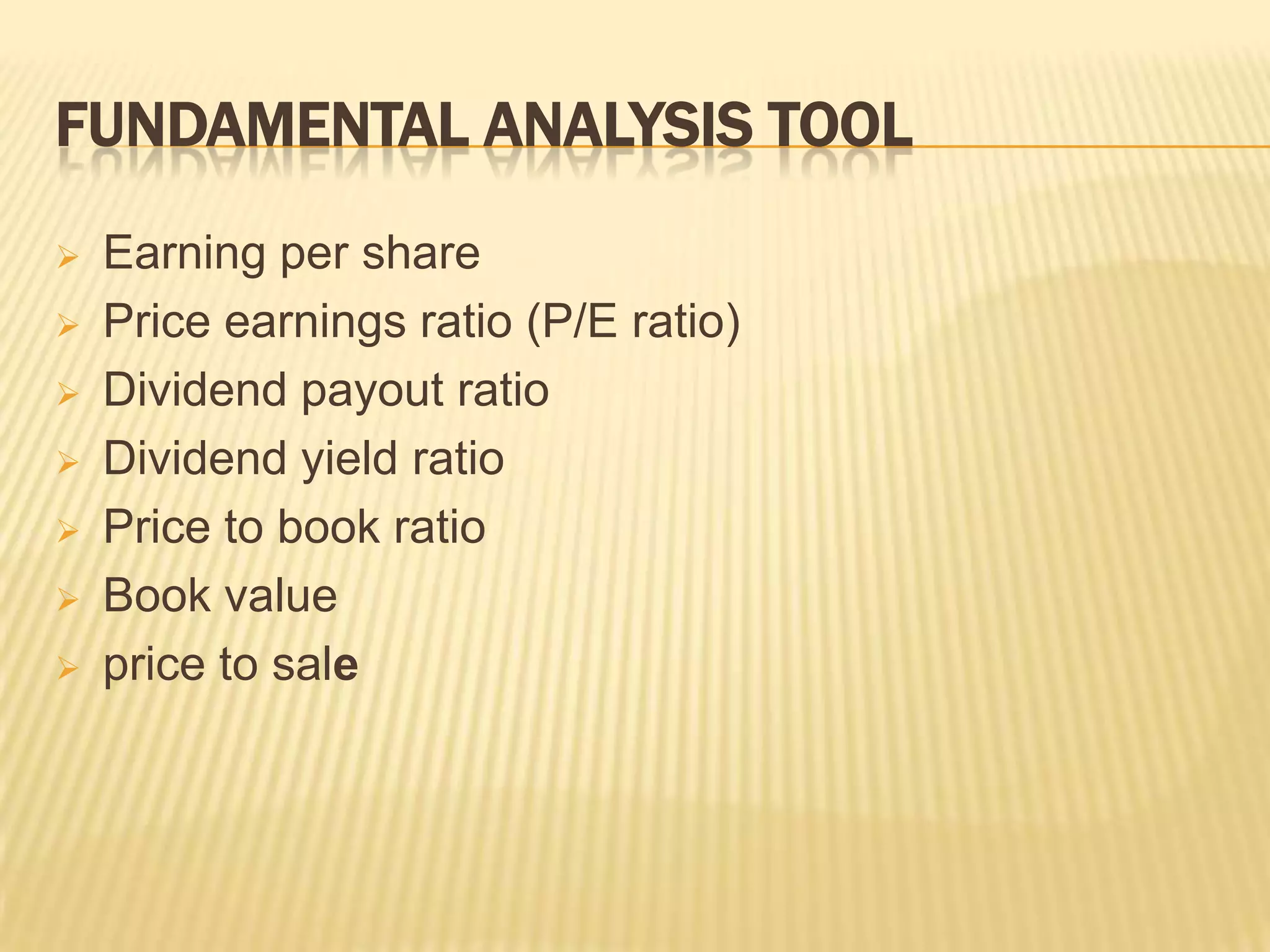 Fundamental analysis ppt | PPTX