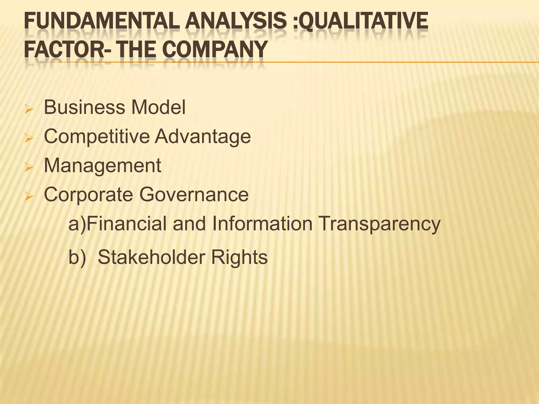 Fundamental analysis ppt | PPTX