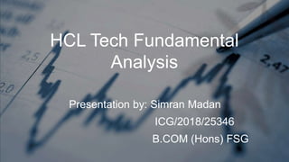 Fundamental analysis of HCL Tech (2021) | PDF