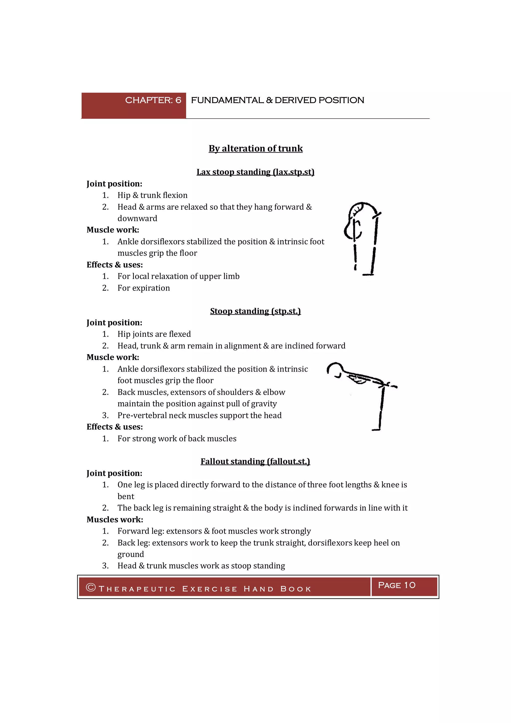 Fundamental and derived position | PDF