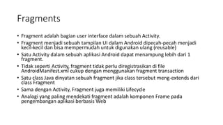 Fundamental android application development | PPTX
