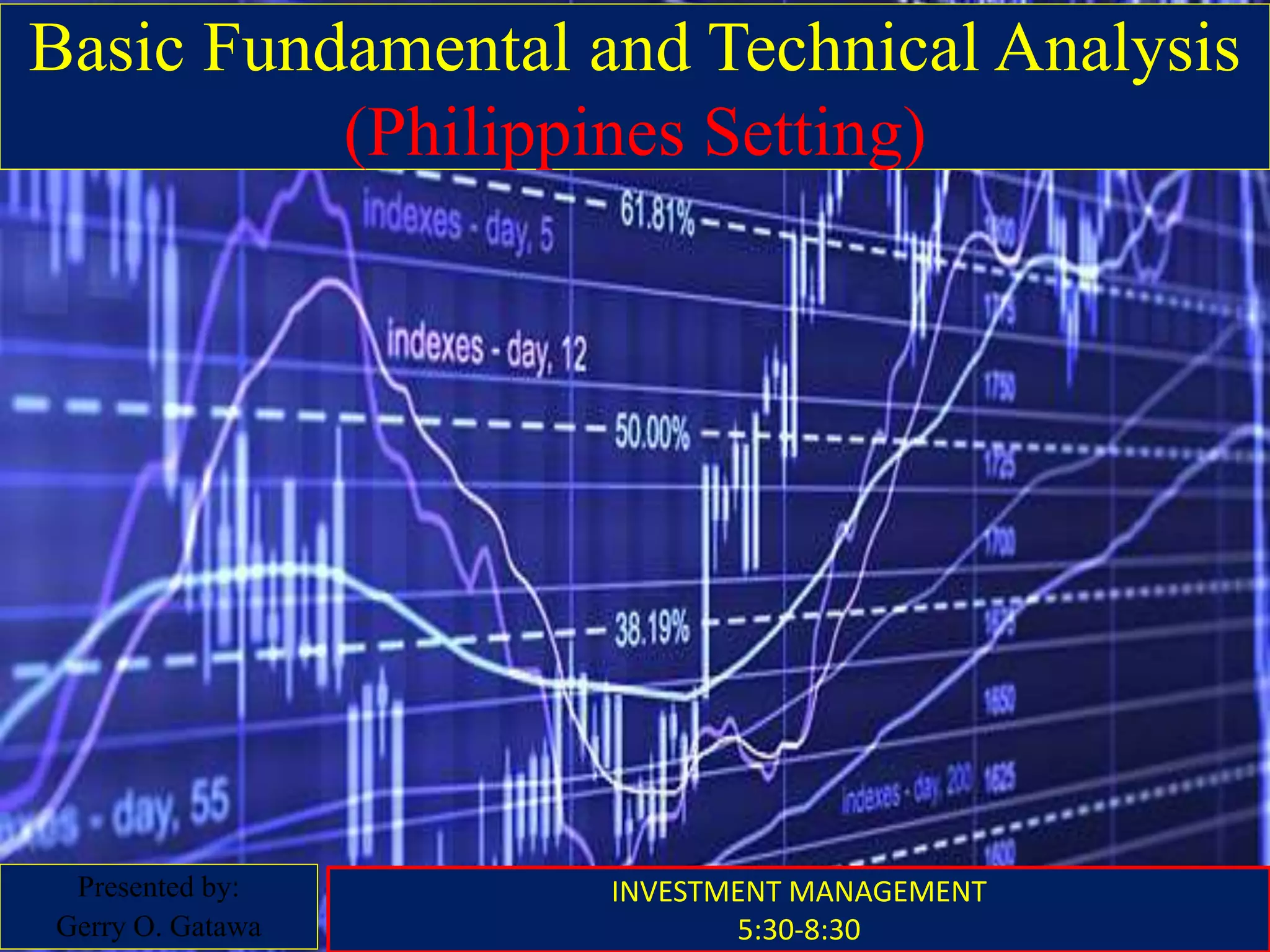 Fundamental and technical analysis | PPTX