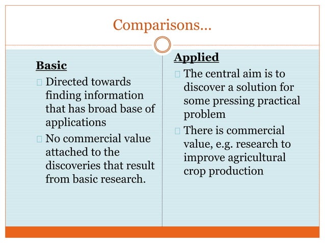 Fundamental, Applied and Action Research | PPTX | Professional School ...