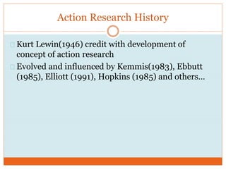 Fundamental, Applied and Action Research | PPTX