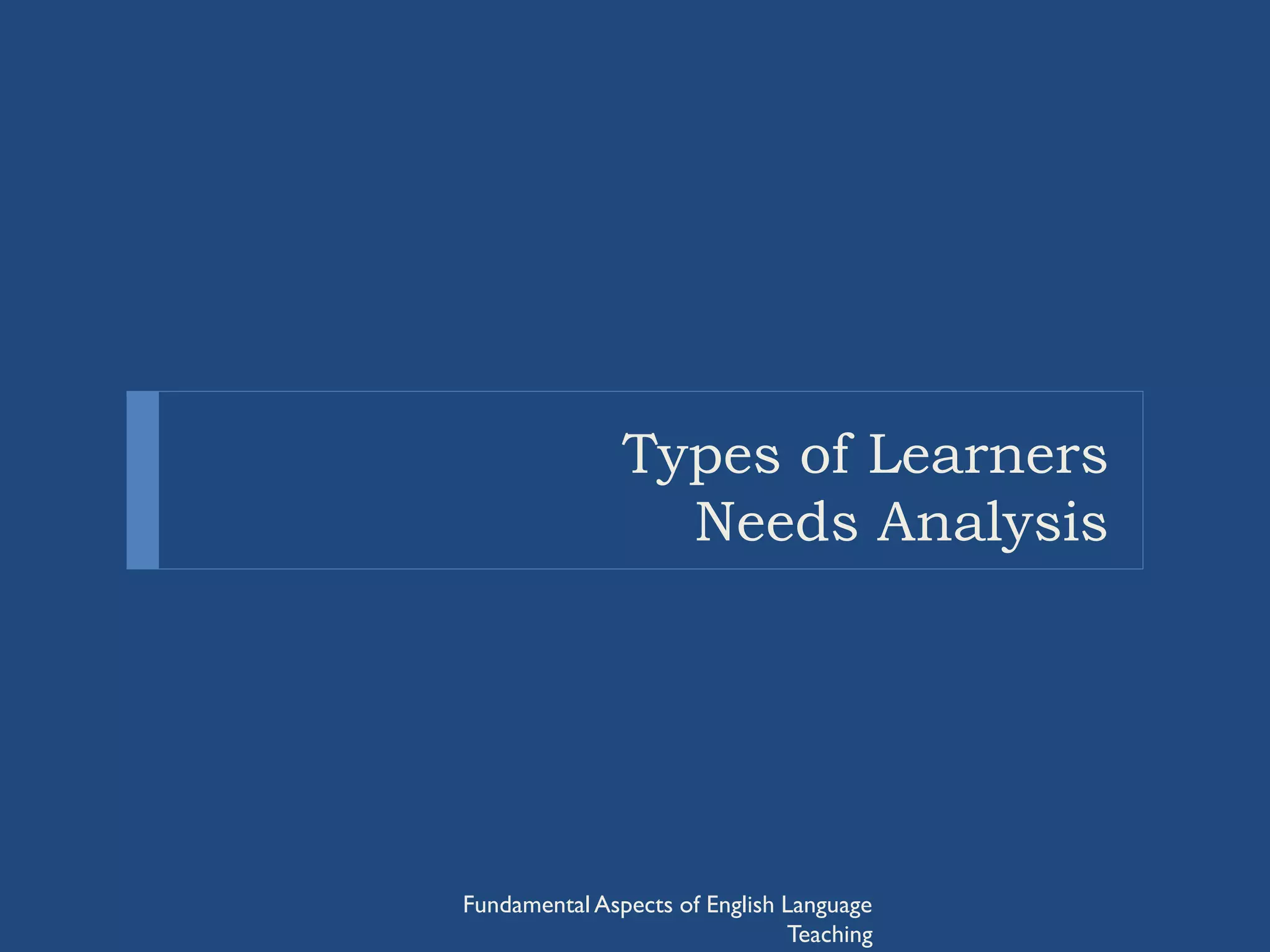 Fundamental aspects of language teaching | PDF