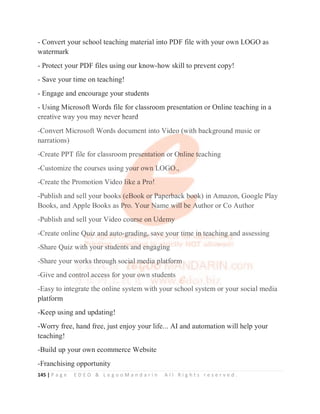 Fundamental Chinese Vocabulary (1300 Words) 国际中文考试必知词汇 sample | PDF