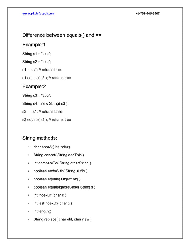 Fundamental classes in java | PDF