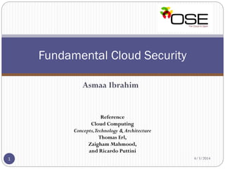 Fundamental cloud security | PPT