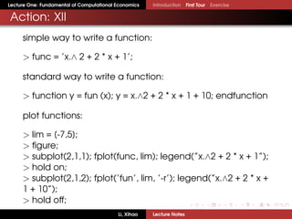 Lecture One: Fundamental of Computational Economics | PPT