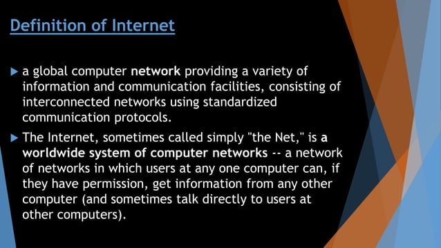 Fundamental concept of Internet with terminology.pptx