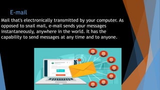 Fundamental concept of Internet with terminology.pptx