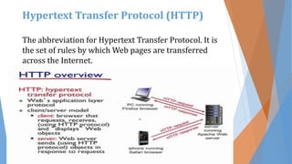 Fundamental concept of Internet with terminology.pptx