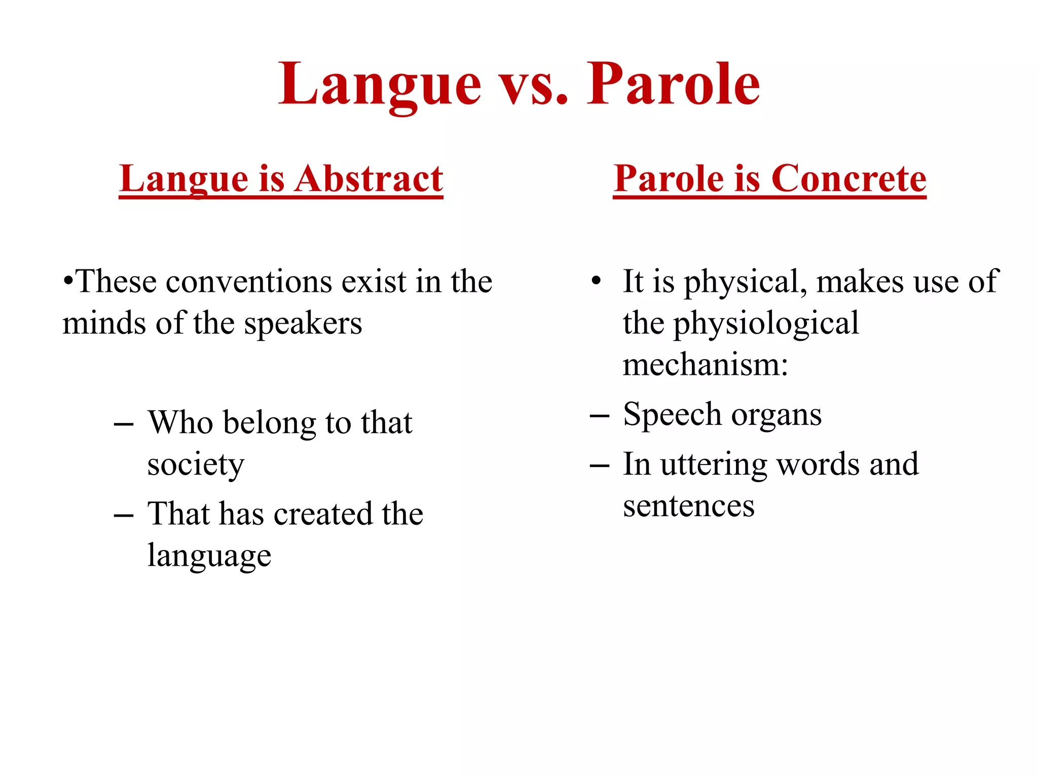 Fundamental concepts in linguistics | PPTX