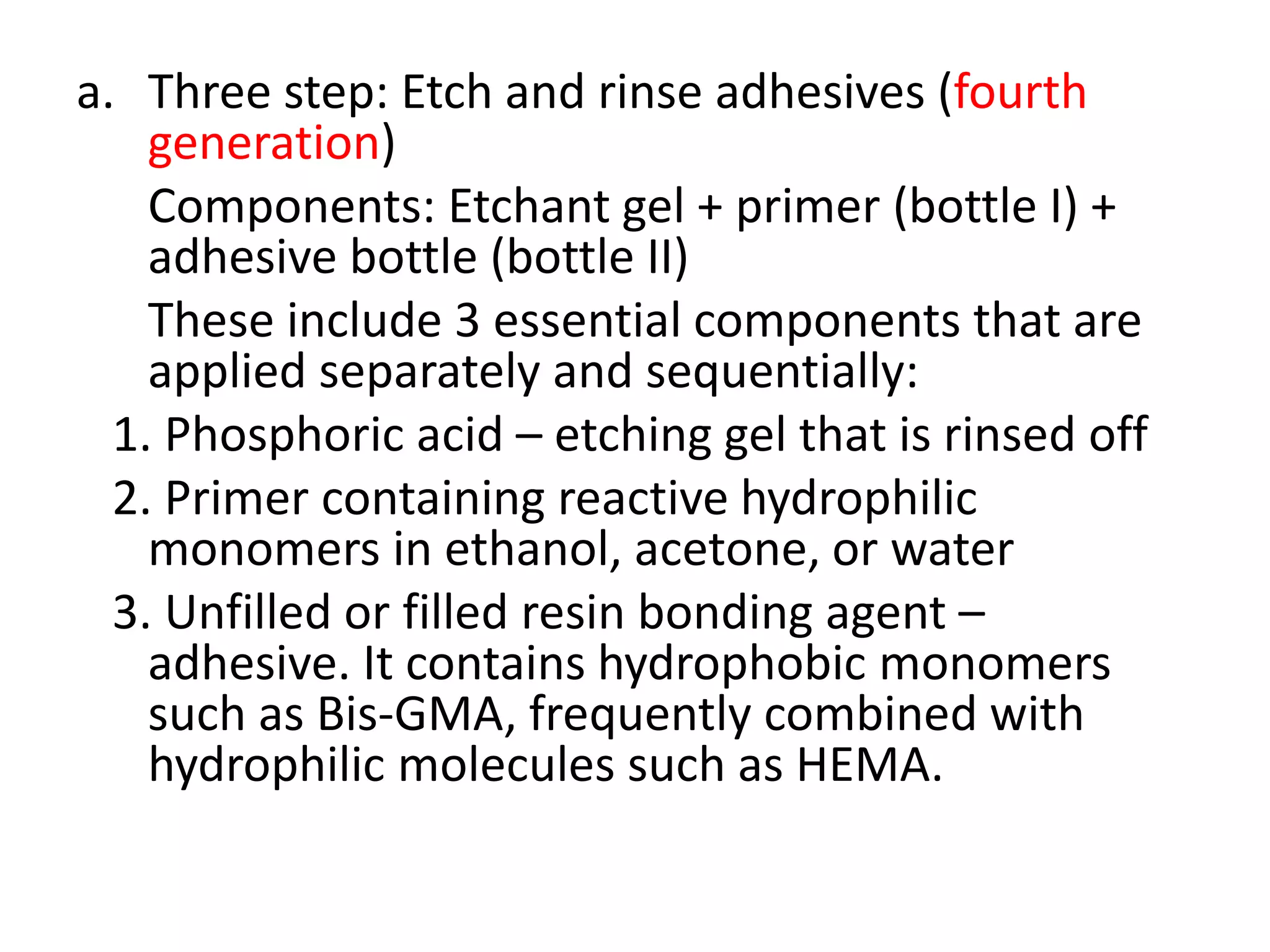 Fundamental concepts of enamel and dentin adhesion | PPTX