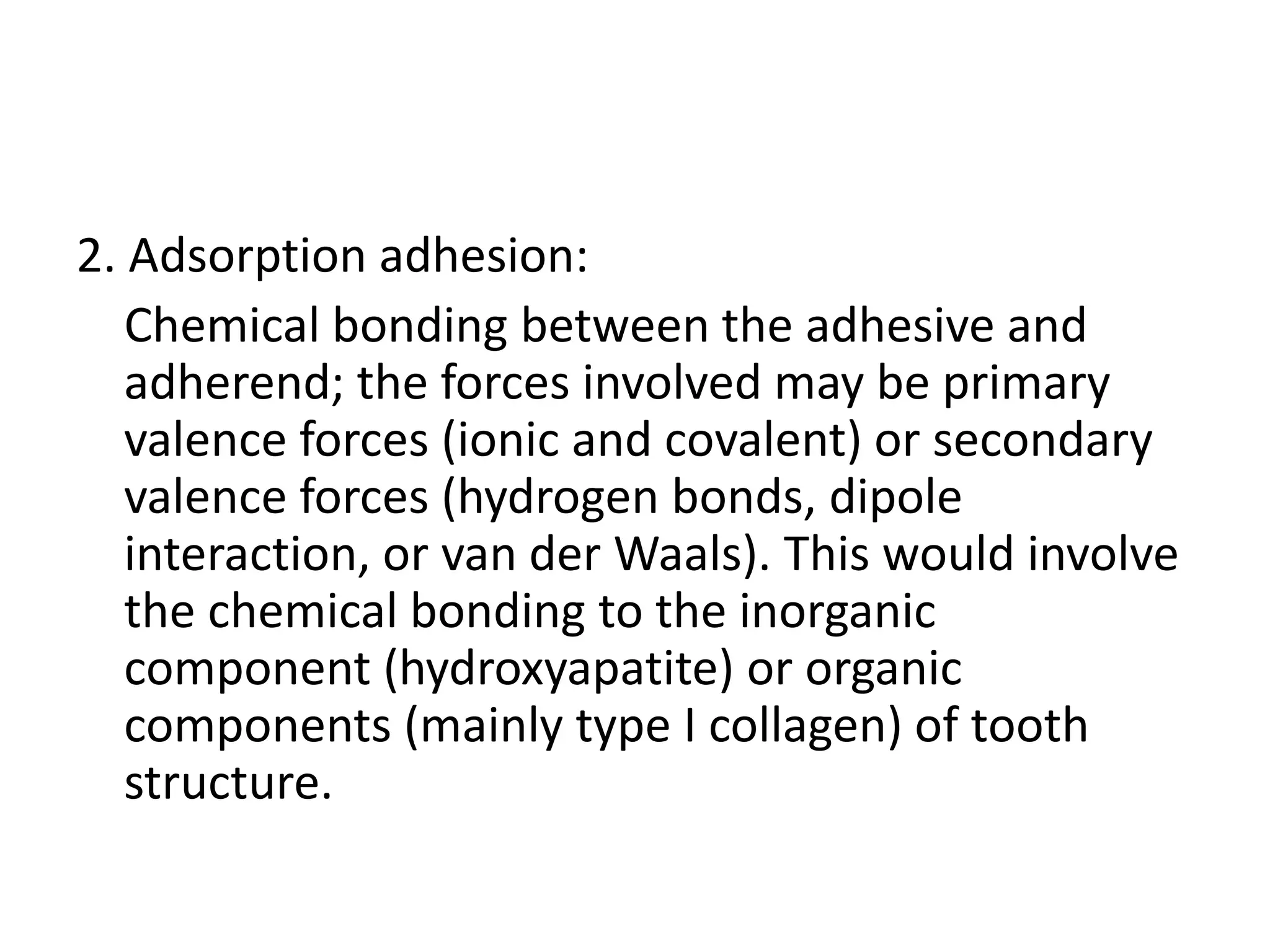 Fundamental concepts of enamel and dentin adhesion | PPTX