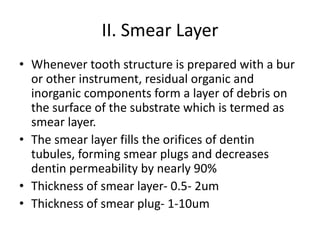 Fundamental concepts of enamel and dentin adhesion | PPTX