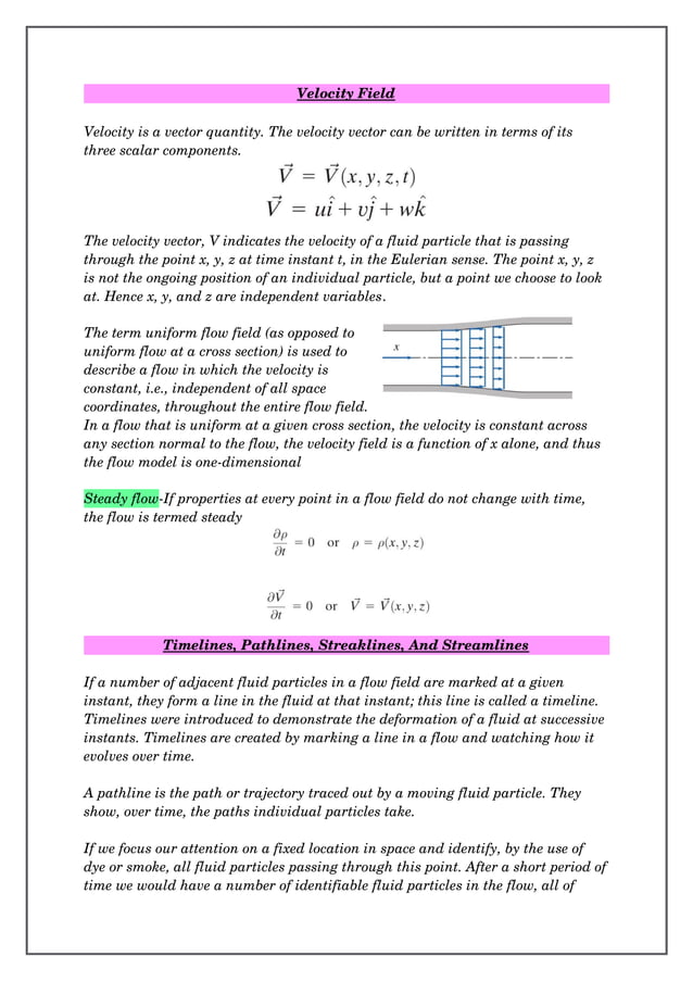 Fundamental concepts of fluid mechanics | PDF