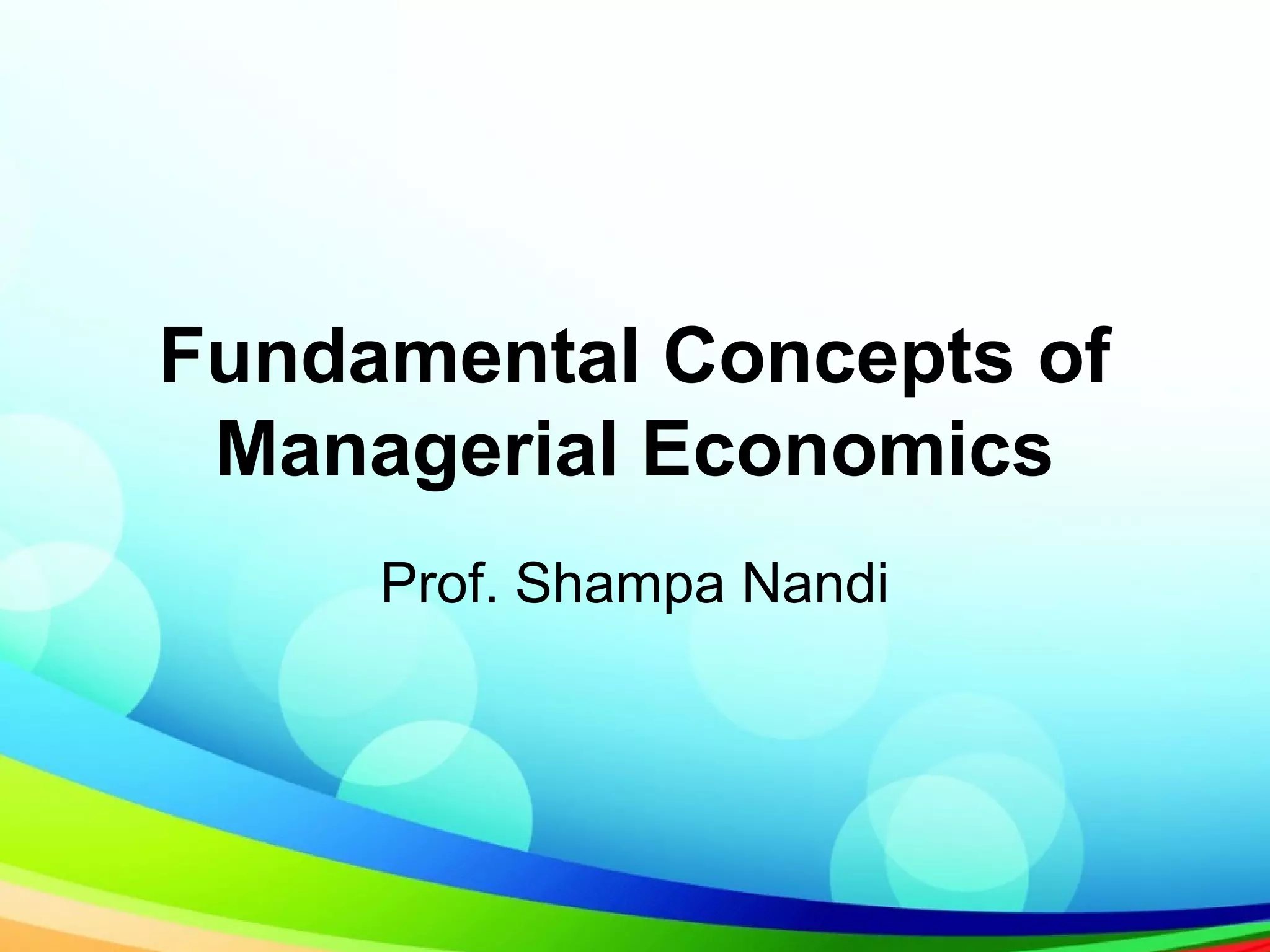Fundamental concepts, principle of economics | PPT