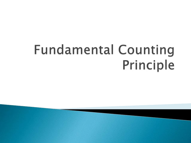Fundamental Counting Principle | PPTX