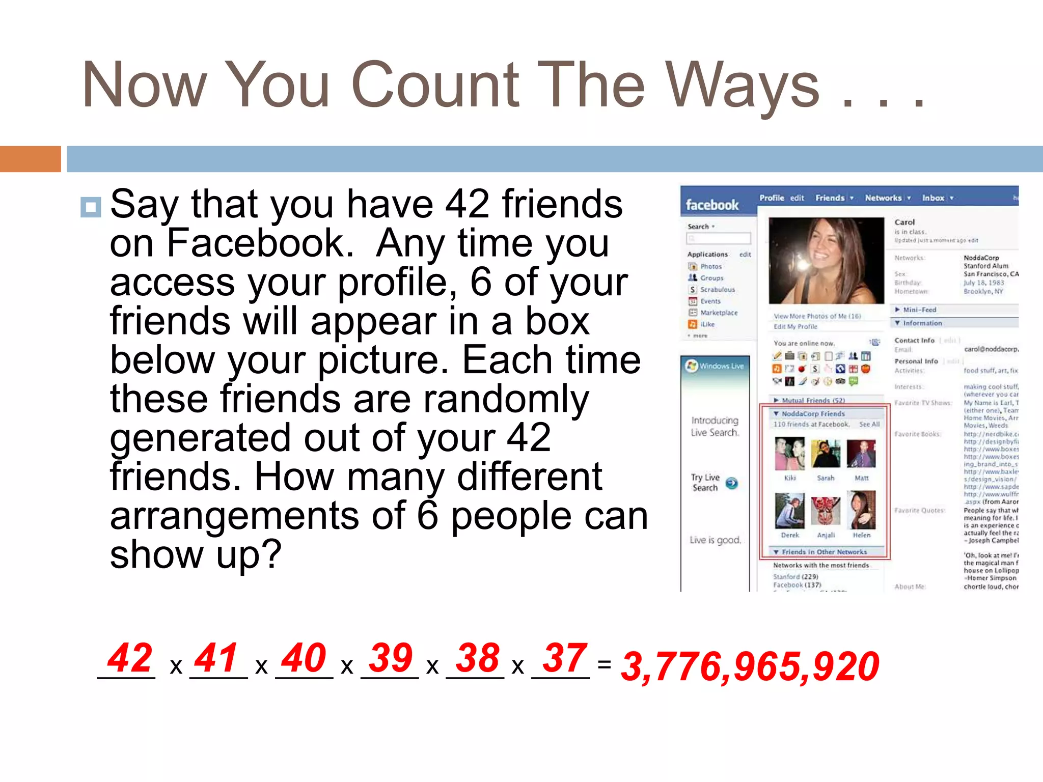Fundamental counting principle powerpoint | PPTX