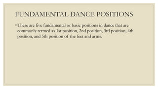 Fundamental dance positions | PPTX