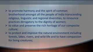 Fundamental duties and fundamental rights | PPTX