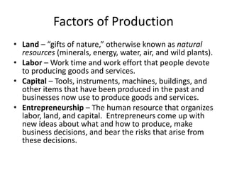 Fundamental economic concepts | PPTX