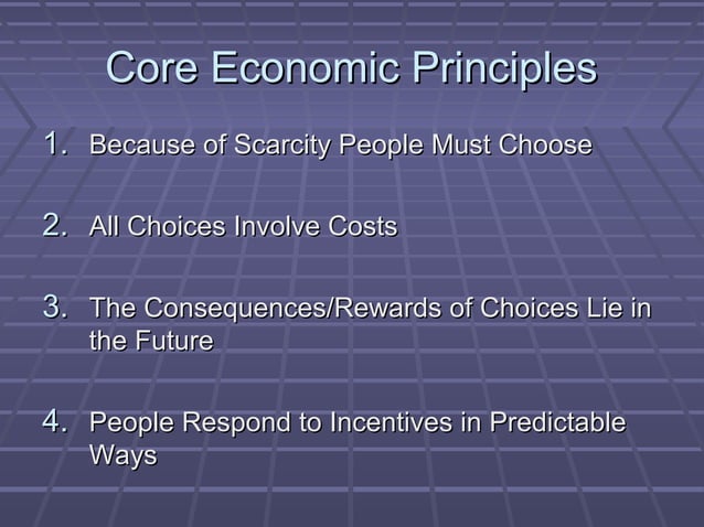 Fundamental economic concepts | PPT | Business | Business and Finance