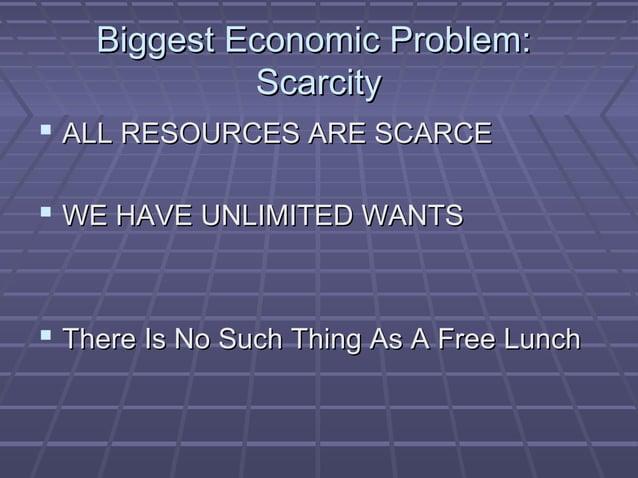 Fundamental economic concepts | PPT | Business | Business and Finance