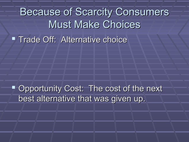 Fundamental economic concepts | PPT | Business | Business and Finance