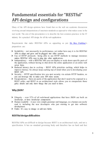 Fundamental essentials for api design | DOCX