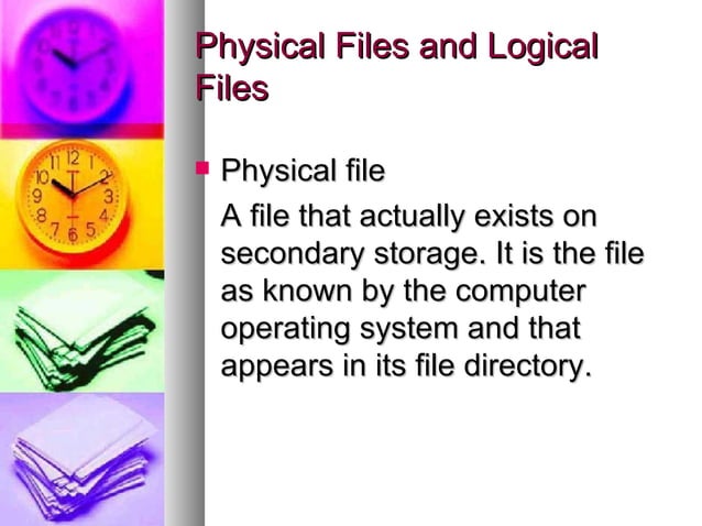 Fundamental File Processing Operations | PPT