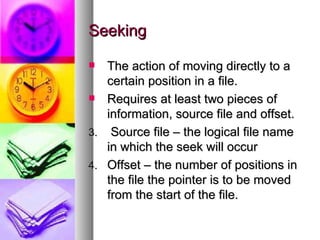 Fundamental File Processing Operations | PPT