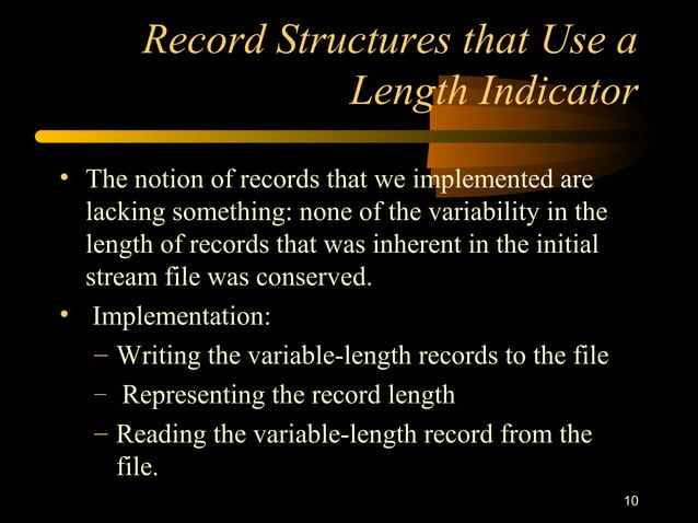 Fundamental File Structure Concepts And Managing Files Of Records Ppt Databases Computer
