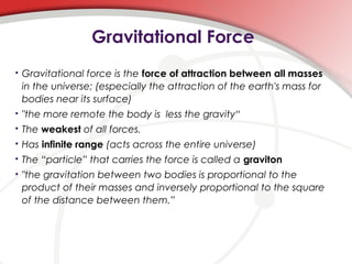 Fundamental forces of nature. | PPT
