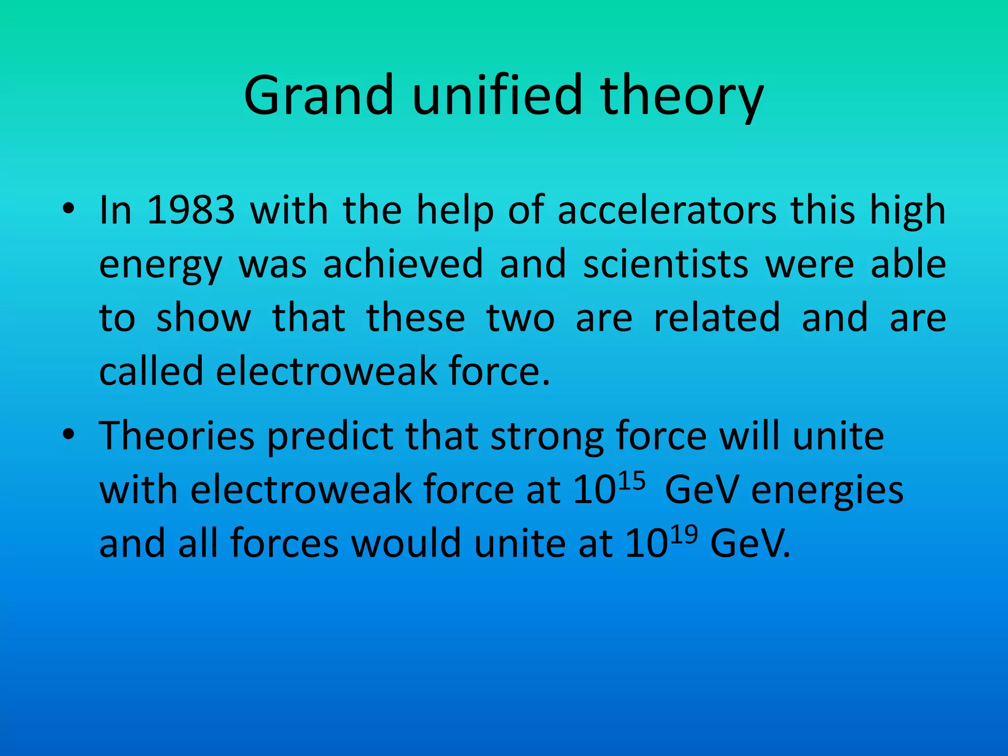 Fundamental forces in nature | PPTX