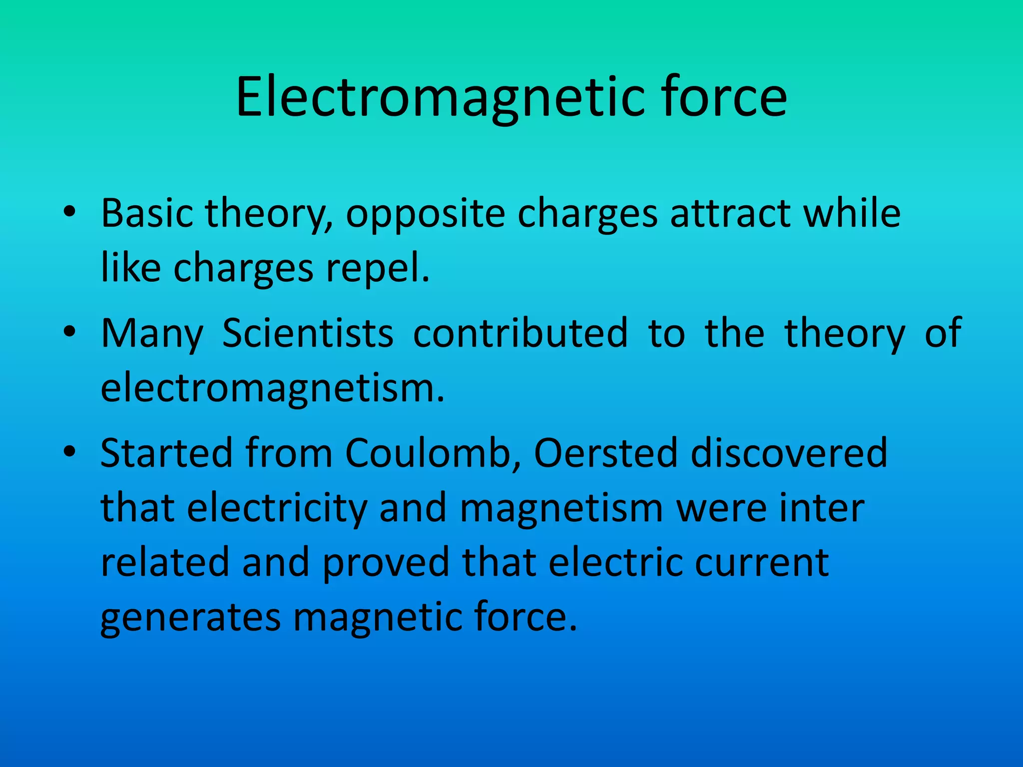 Fundamental forces in nature | PPTX