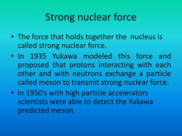 Fundamental forces in nature | PPTX