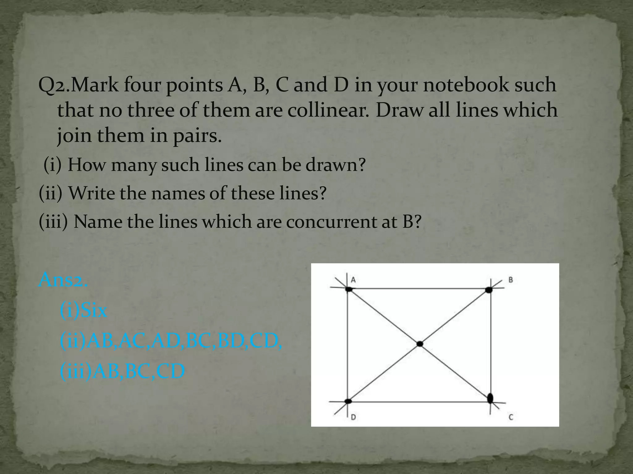 Fundamental Geometrical Concepts Class 7 | PPTX