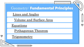 Fundamental Geometry Principles - MATHEMATICS 8th Grade | PPTX