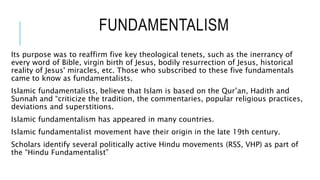 Fundamentalism | PPTX