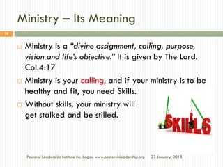 Fundamental ministry skills set for church leaders | PDF